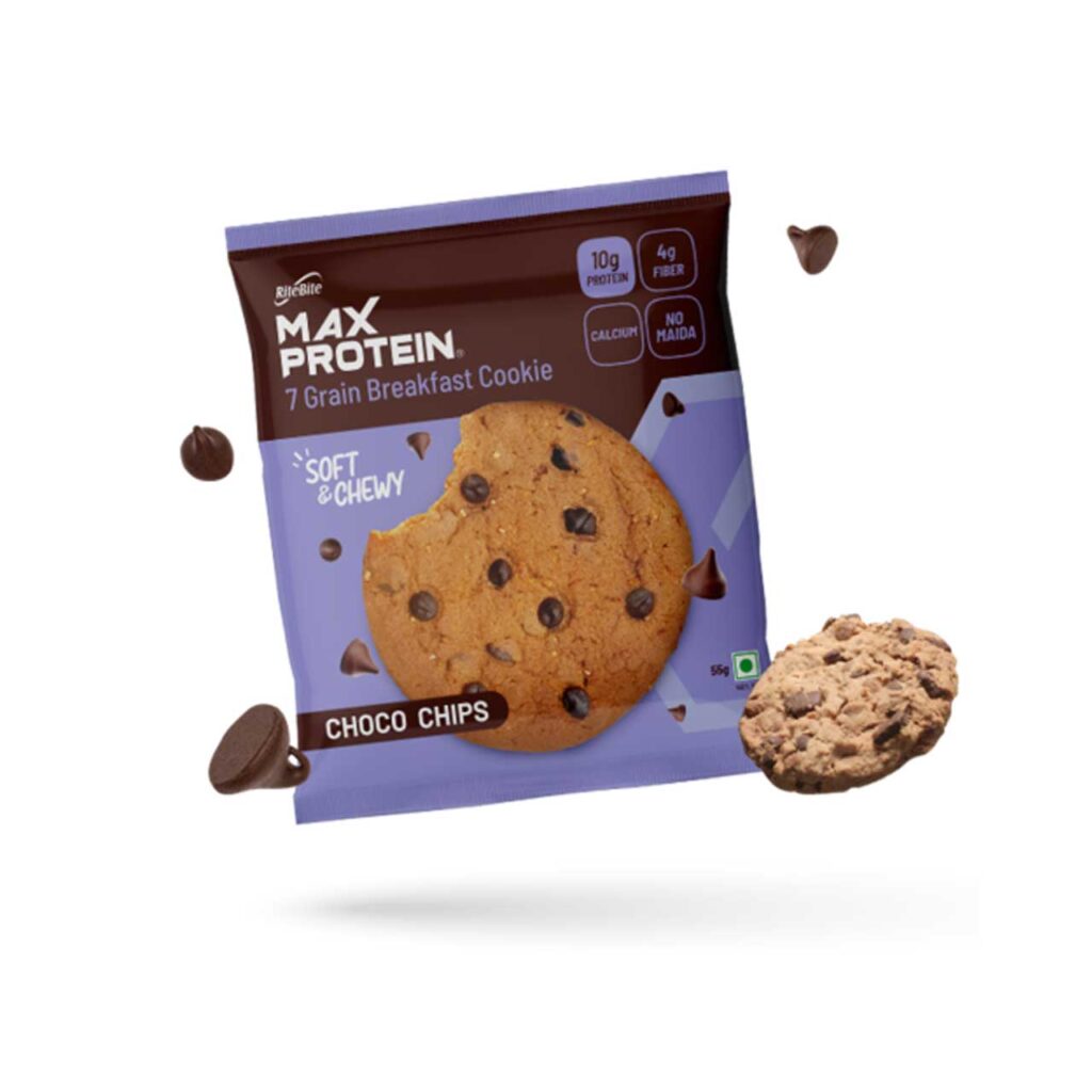 Max Protein 7 Grain Breakfast Cookies - Trail Mix 55g - Eras Ventures