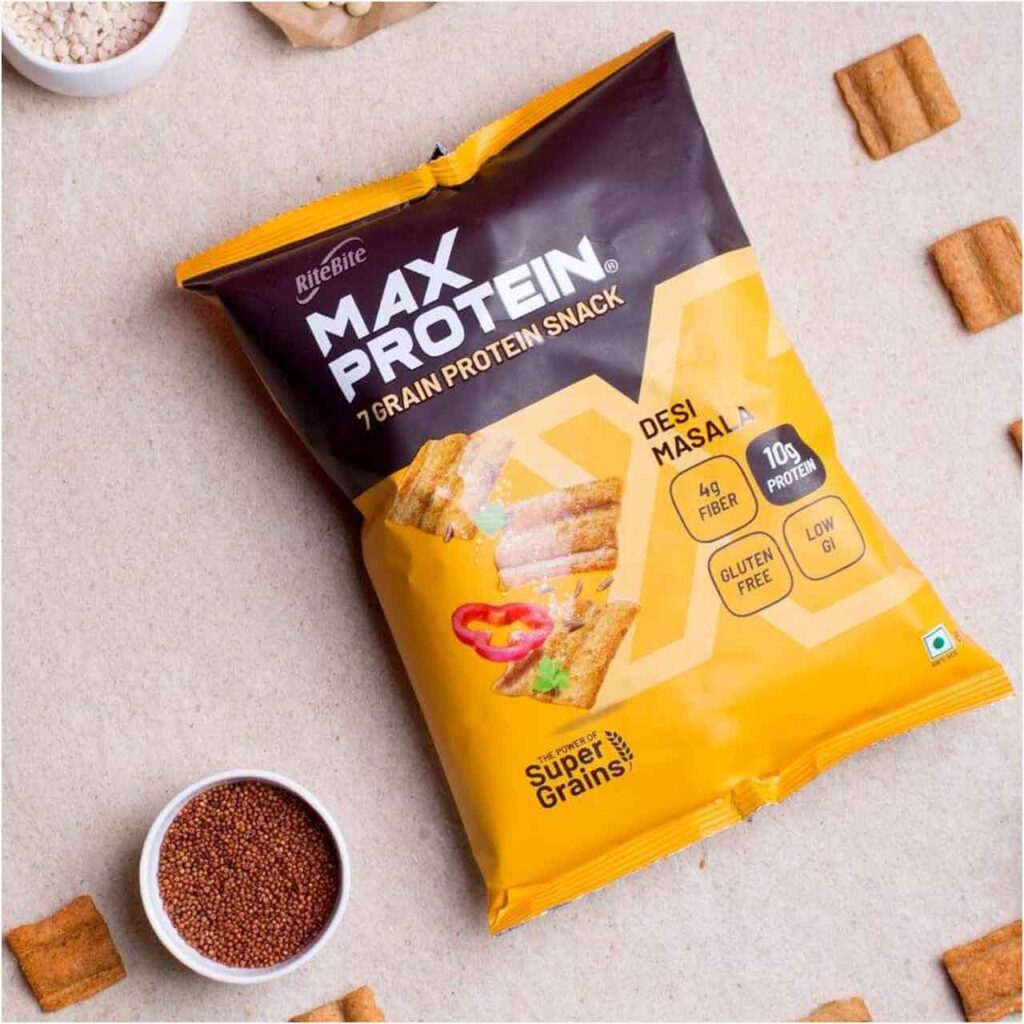 Max Protein Desi Masala Chips 60g - Eras Ventures