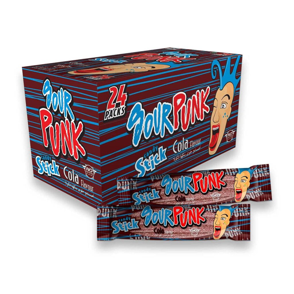 Sour Punk (Cola) Candy Sticks 40g - Eras Ventures