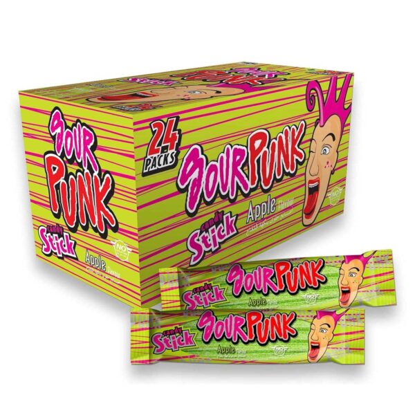 Sour Punk (Apple) Candy Sticks 40g - Eras Ventures