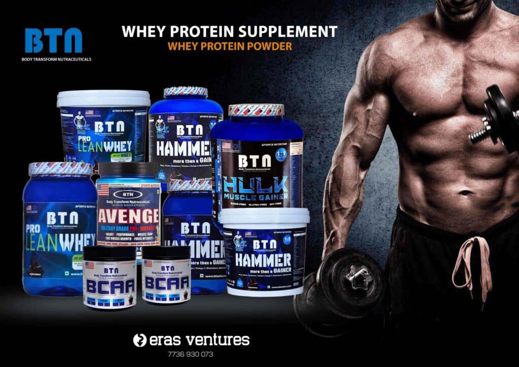 BTN - HULK MUSCLE GAINER (4 KG) - SUGAR FREE - GLUTEN FREE - Eras Ventures